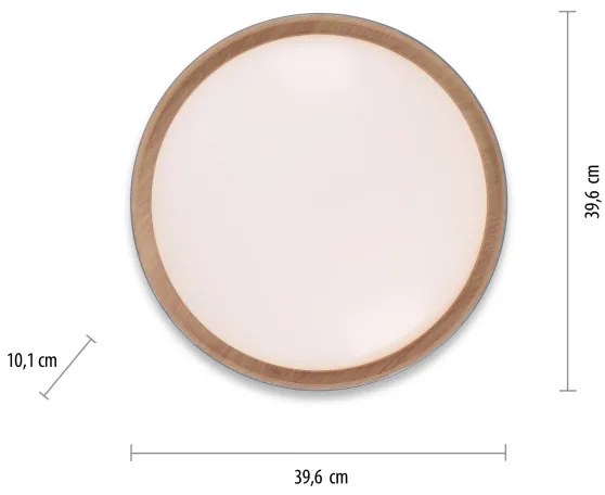 Leuchten Direkt 14347-15-LED Stmívatelné stropní svítidlo EMILIA 28,8W/230V šedá