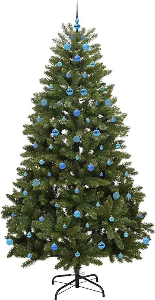 Umělý vánoční stromeček 240 cm 300 LED Teplá bílá PVC a ocel 3395710