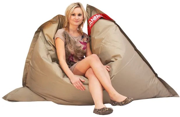 BeanBag Sedací pytel 179x140 perfekt khaki