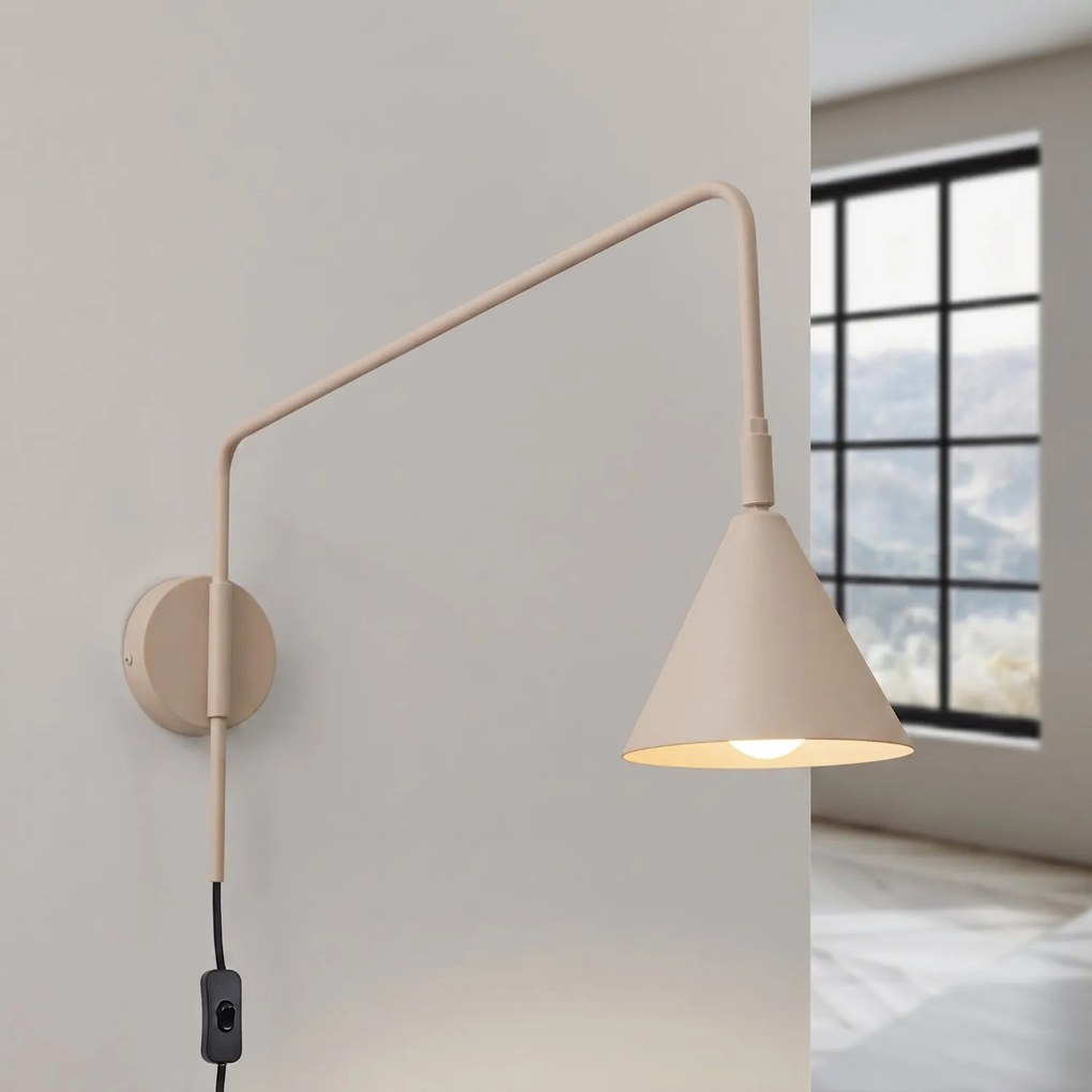 Sollux Lighting Nástěnné svítidlo NOX taupe
