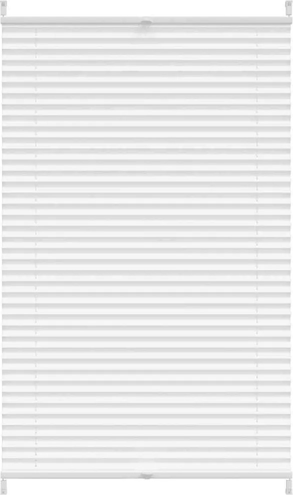 Plisovaná roleta 80 x 125 cm, bílá 240602