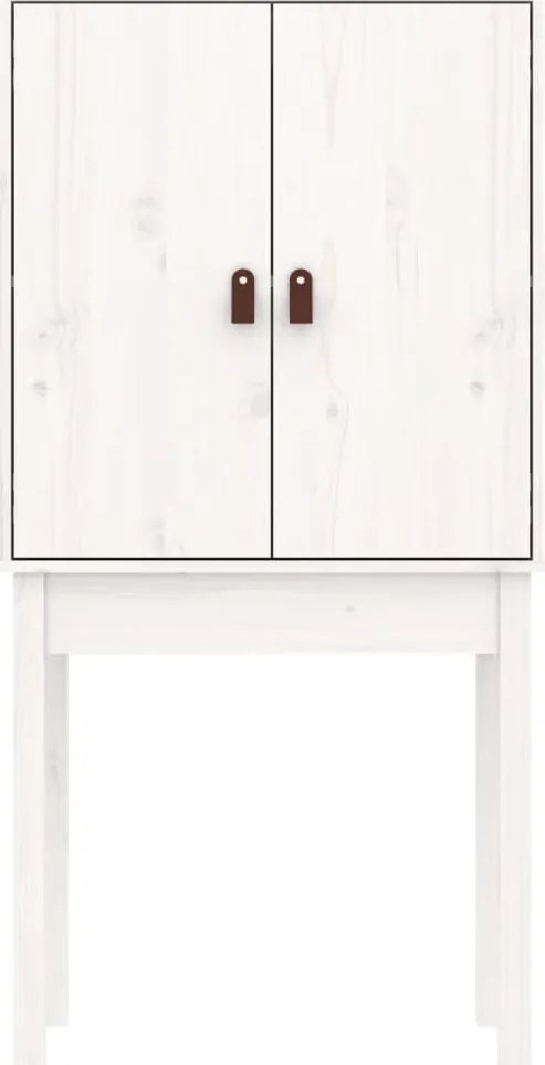 vidaXL Skříň highboard 60x40x120 cm masivní borové dřevo [821745] Barva: Šedá