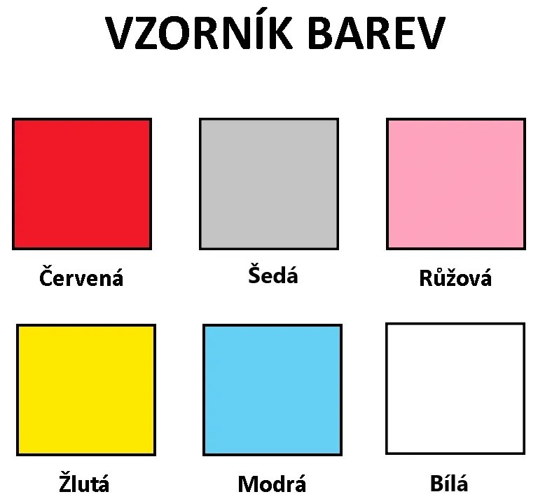 Dětský dřevěný stoleček z masivu - barevný