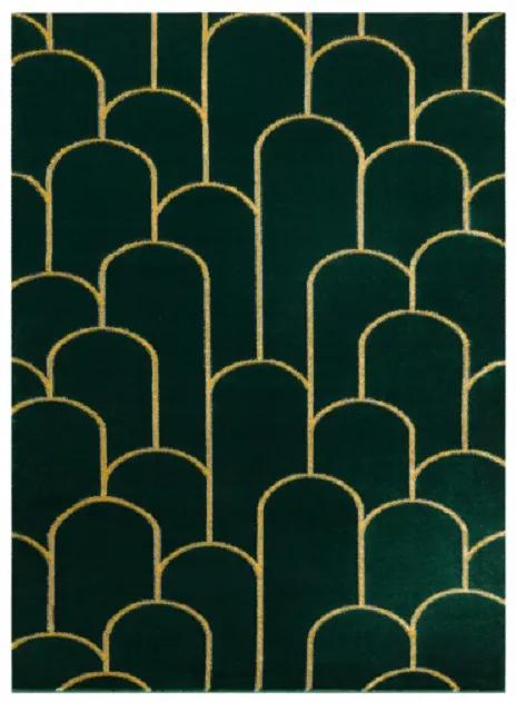 Hans Home | Kusový koberec Emerald 1021 green and gold - 200x290