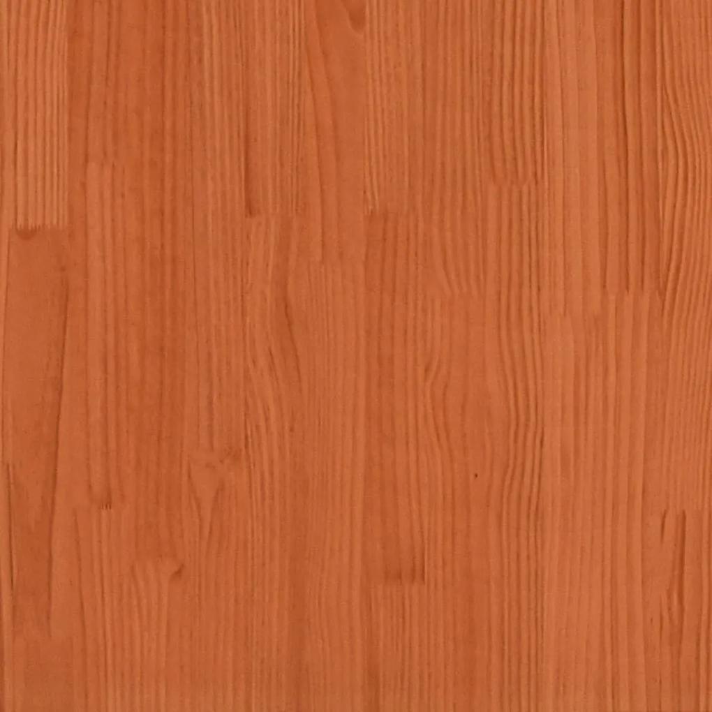 vidaXL Postel pro seniory voskově hnědá 90 x 190 cm masivní borovice [844151]