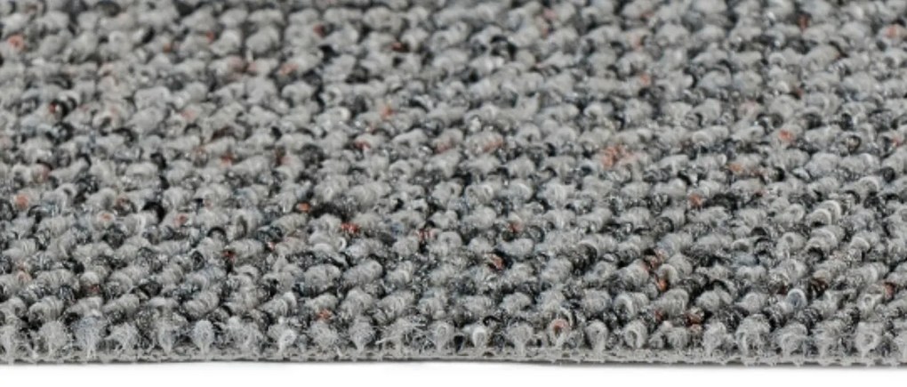 BALTA Metrážový koberec RE-TWEED 39 tmavě šedý BARVA: Šedá, ŠÍŘKA: 4 m, DRUH: smyčka