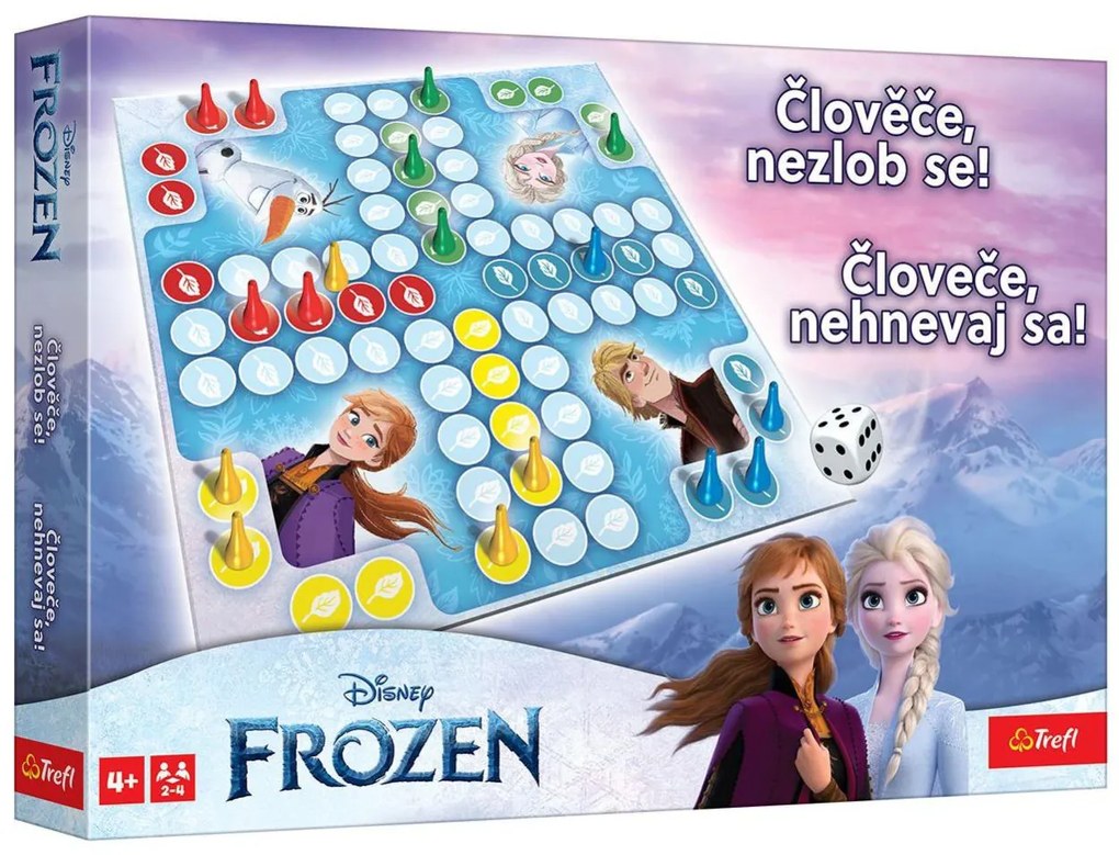 Člověče, nezlob se! Ledové království/Frozen společenská hra v krabici 33x23x4cm