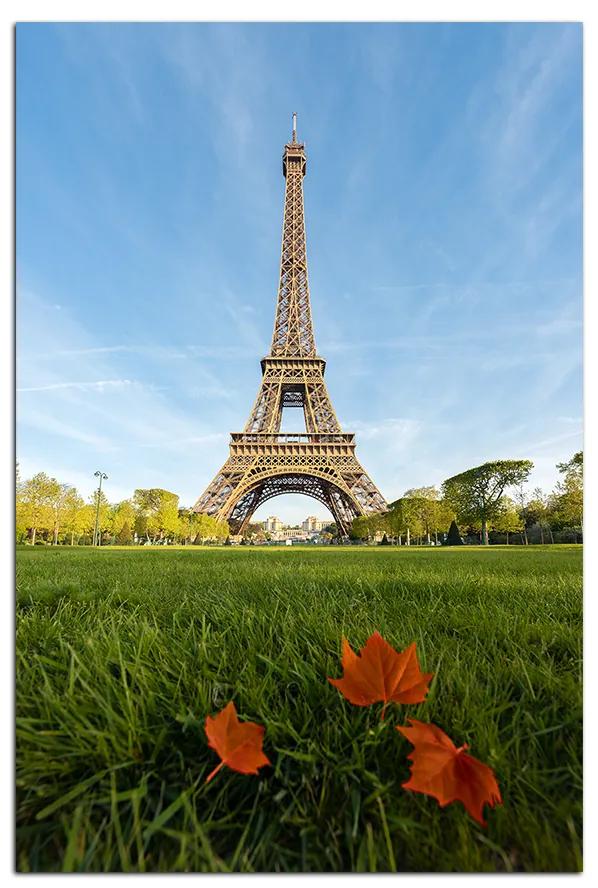 Obraz na plátně - Ráno v Paříži - obdélník 736A (75x50 cm)