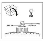 LED svítidlo LEDVANCE High Bay Performance 147W 22000lm 110° 4000K IP65