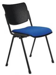 Alba Konferenční židle MIA čalouněná bez područek Barva kostry černá kostra GALERIE - Čalounění Alba LÁTKY 1 / FILL, SUEDINE