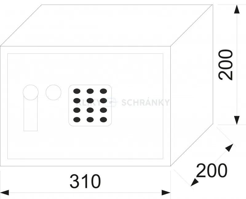 RS.20.EDK elektronický sejf