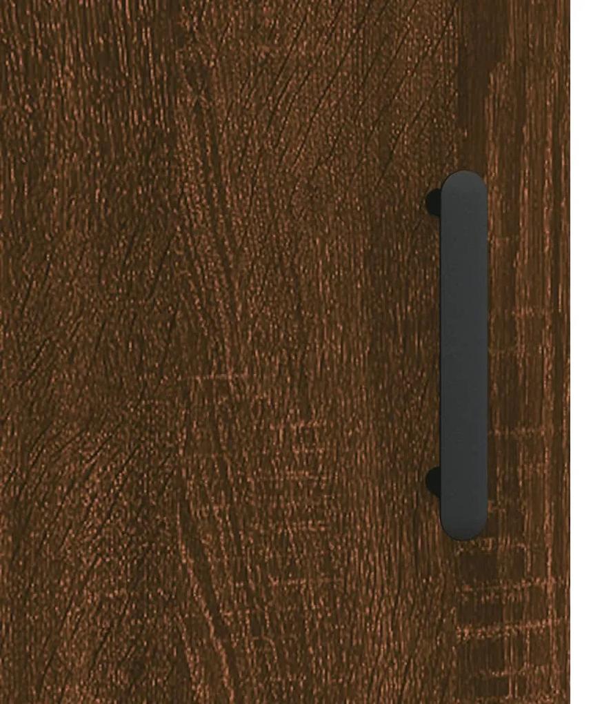Nástěnná skříňka hnědý dub 60 x 31 x 70 cm kompozitní dřevo
