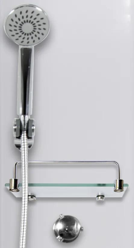 ARTTEC SMARAGD 90 x 90 cm - Masážní box model 5 čiré sklo PAN01282