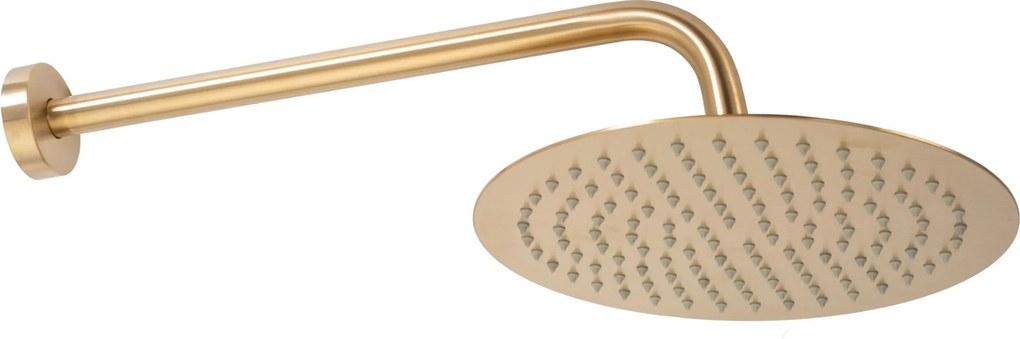 Rea Lungo, podomítková sprchová sada s vanovou výlevkou + BOX, zlatá matná, REA-P6609
