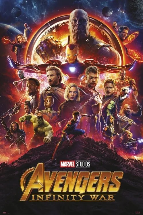 Plakát, Obraz - Avengers Infinity War, (61 x 91.5 cm)