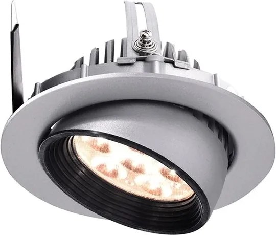 IMPR 850013 Zápustné svítidlo stříbrné 10,50W LED 3000K 637lm 230V - LIGHT IMPRESSIONS
