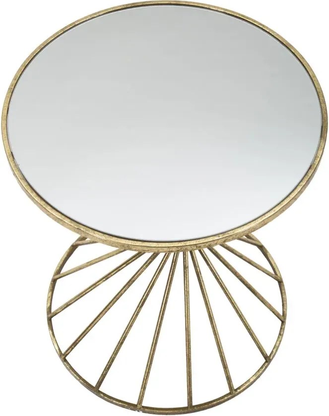Odkládací stolek Hypnos 50 cm zlatý