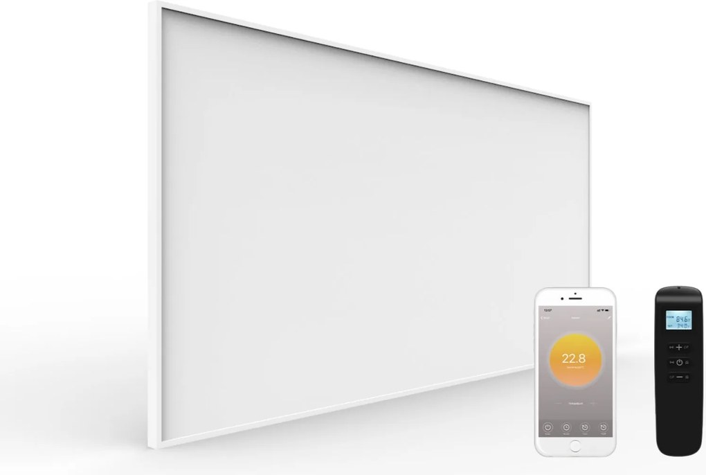 Volně stojící infrapanel BASIC STAND 1100W | Výhřevnost 20m2 | 120x90 cm | WiFi termostat