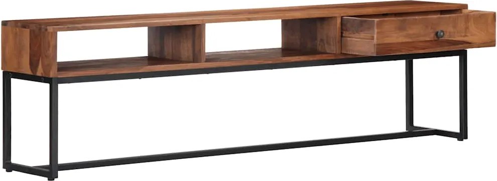 TV stolek 160 x 30 x 45 cm masivní akáciové dřevo 247466