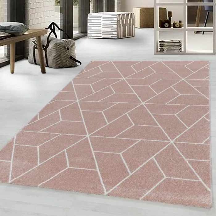 Vopi | Kusový koberec Efor 3715 rose - 80 x 250 cm