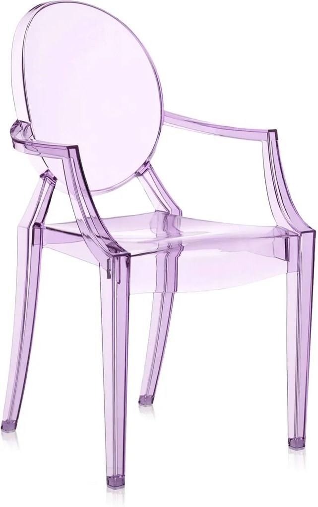 Kartell - Dětská židle Lou Lou Ghost, levandulová