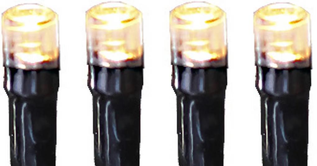 Venkovní světelný LED řetěz délka 9 m Star Trading Microled - černý