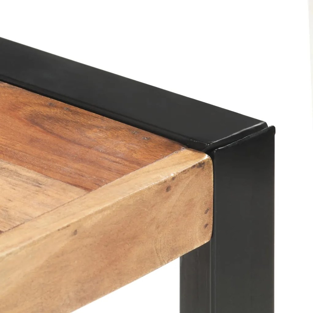 Jídelní stůl 180 x 90 x 75 cm masivní dřevo sheeshamový povrch,  321542