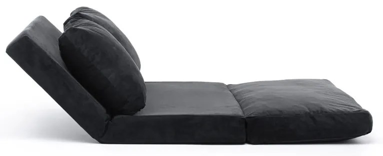 Hanah Home Futonová rozkládací pohovka TAIDA černá 859FTN1265