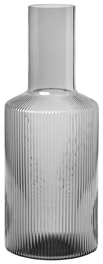 FERM LIVING Karafa Ripple 1 l, Smoked Grey