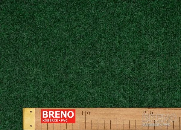 Breno Metrážový koberec SUN 42 tmavě zelený, šíře 200 cm, Vícebarevné/Zelená