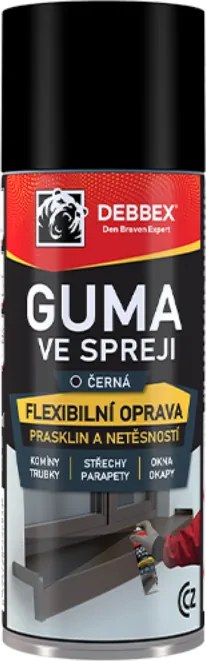 Guma ve spreji, 400 ml, černá