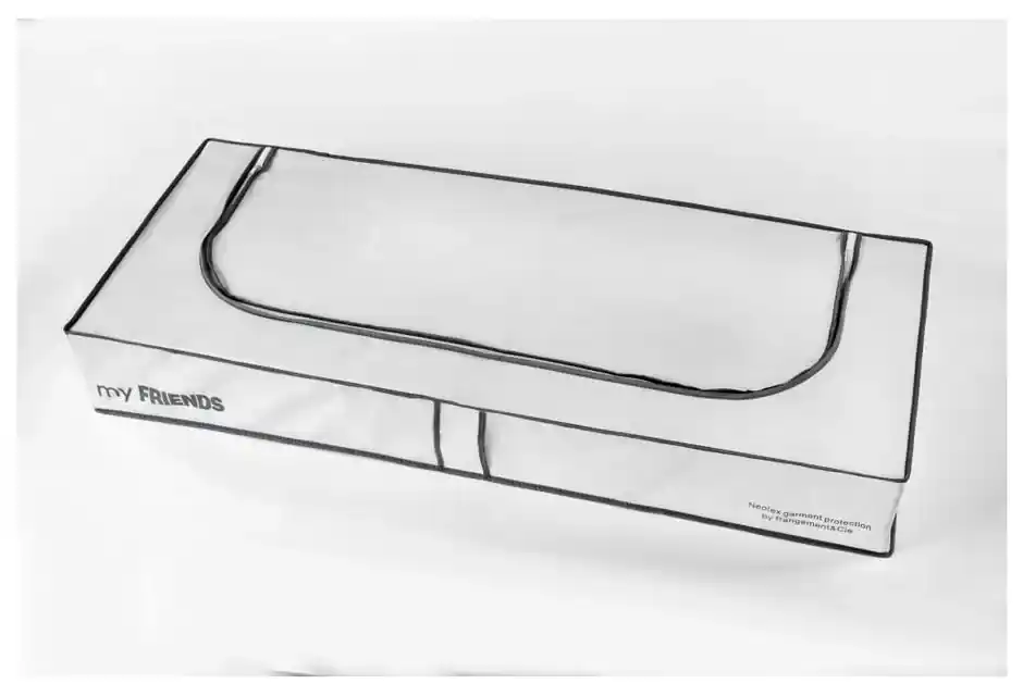 Bílý úložný box Compactor Underbed | BIANO