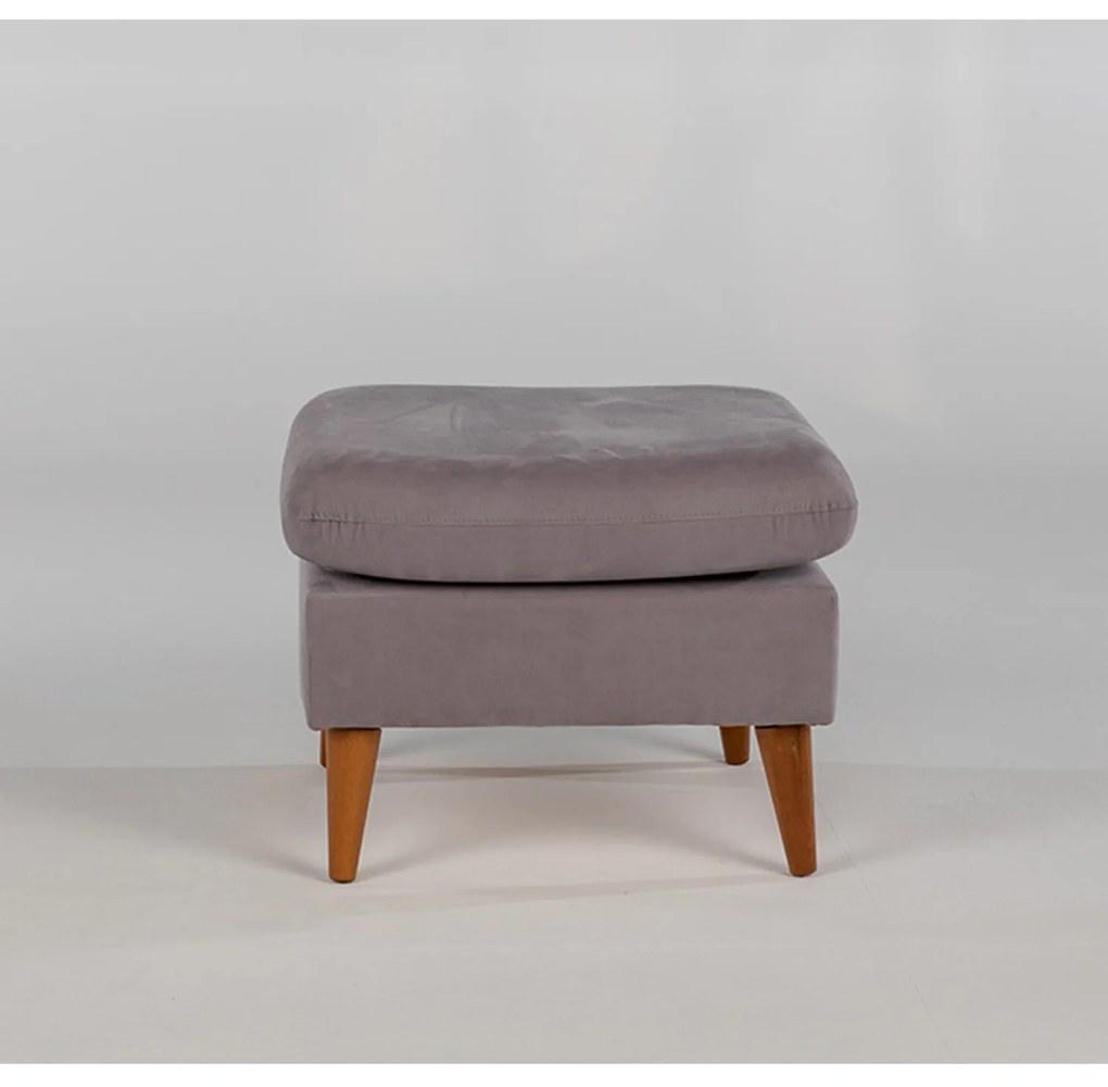 Atelier del Sofa Taburet Sofia Puf - Grey, Šedá