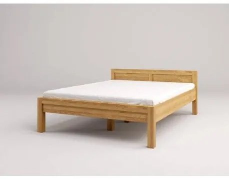 Břízová manželská postel FELISA - 200x200 - barva mahagon