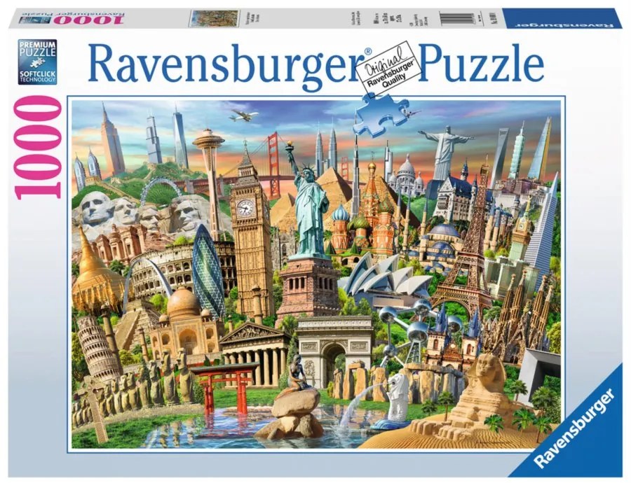Ravensburger puzzle světové pamětihodnosti 1000 dílků
