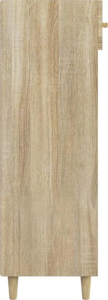 vidaXL Botník 60 x 35 x 105 cm kompozitní dřevo [812783] Barva: bílá s vysokým leskem