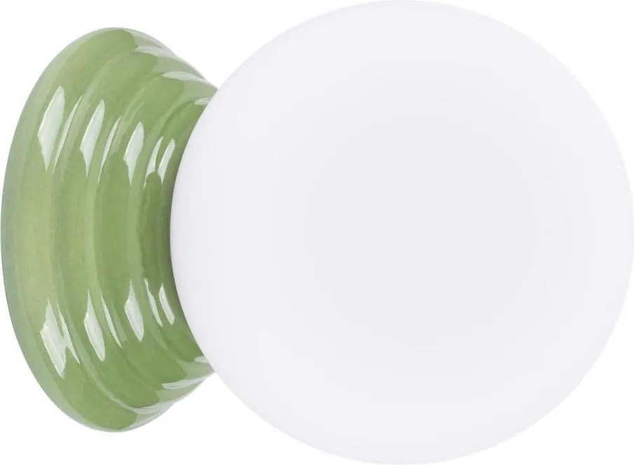 Sollux SL.1894 - Koupelnové nástěnné svítidlo ZORI 1xG9/8W/230V IP44 zelená