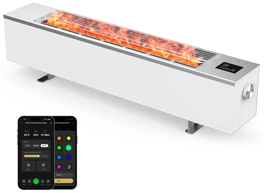 Smart ohřívač Premium SPACE FIRE HEATER, černý