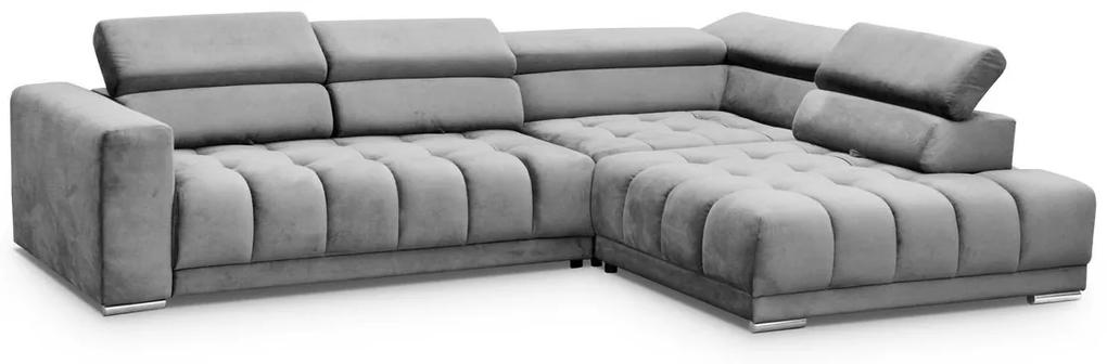 Casarredo - Komfort nábytek Rohová sedací souprava FASANO výběr látek SK3 | potah: matt velvet 29,Umístění rohu: roh na levé straně