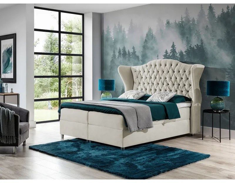Kontinentální postel Limpopo, Rozměr postele: 160 x 200 cm, Barva:: Kronos 19