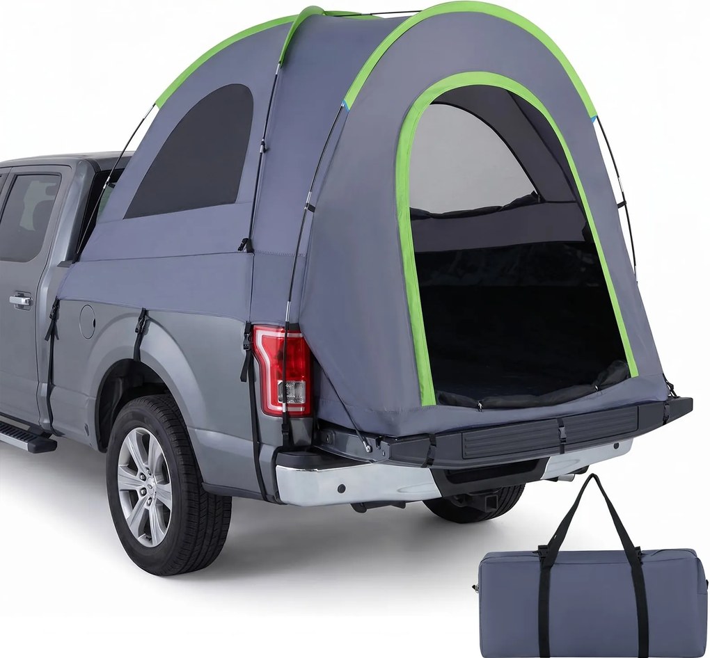 Costway Stan pickup pro 4 osob s odnímatelnou pláštěnkou 168-177 cm Vodotěsný
