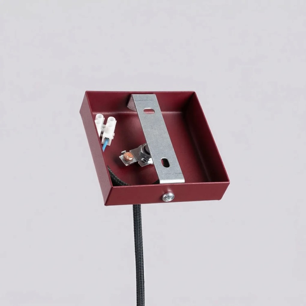 Sollux Lighting Závěsné svítidlo PASTELO 1 bordó