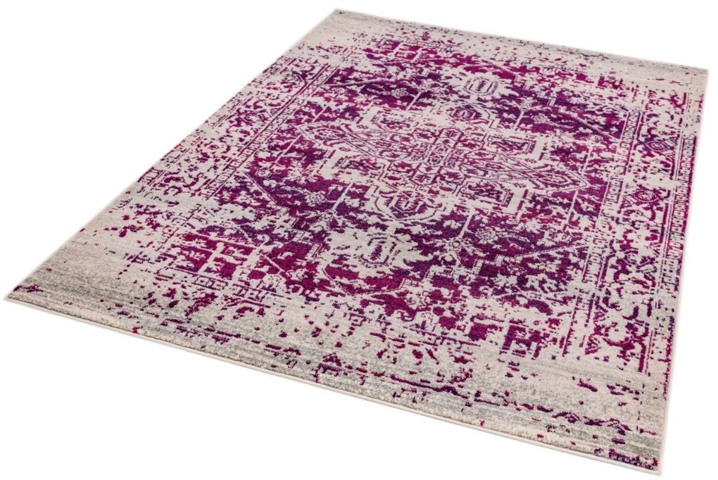 Růžový koberec Dinamo Oriental Fuchsia Rozměry: 120x170 cm