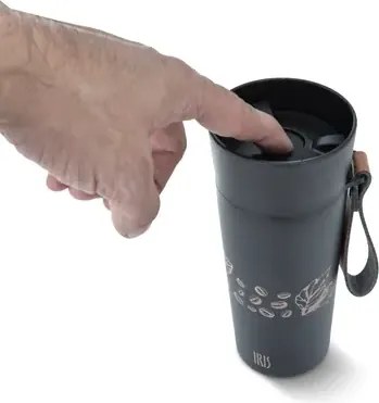 Iris Barcelona Termohrnek 360 ml černá / Termohrnek / 360° uzávěr s vý