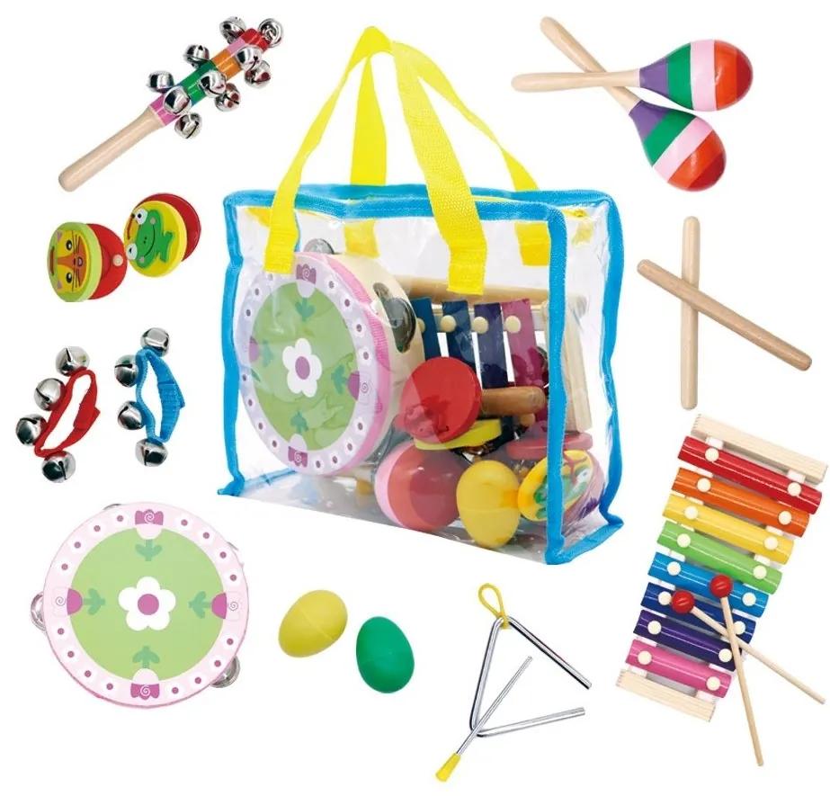 Sada hudebních nástrojů pro děti + taška
