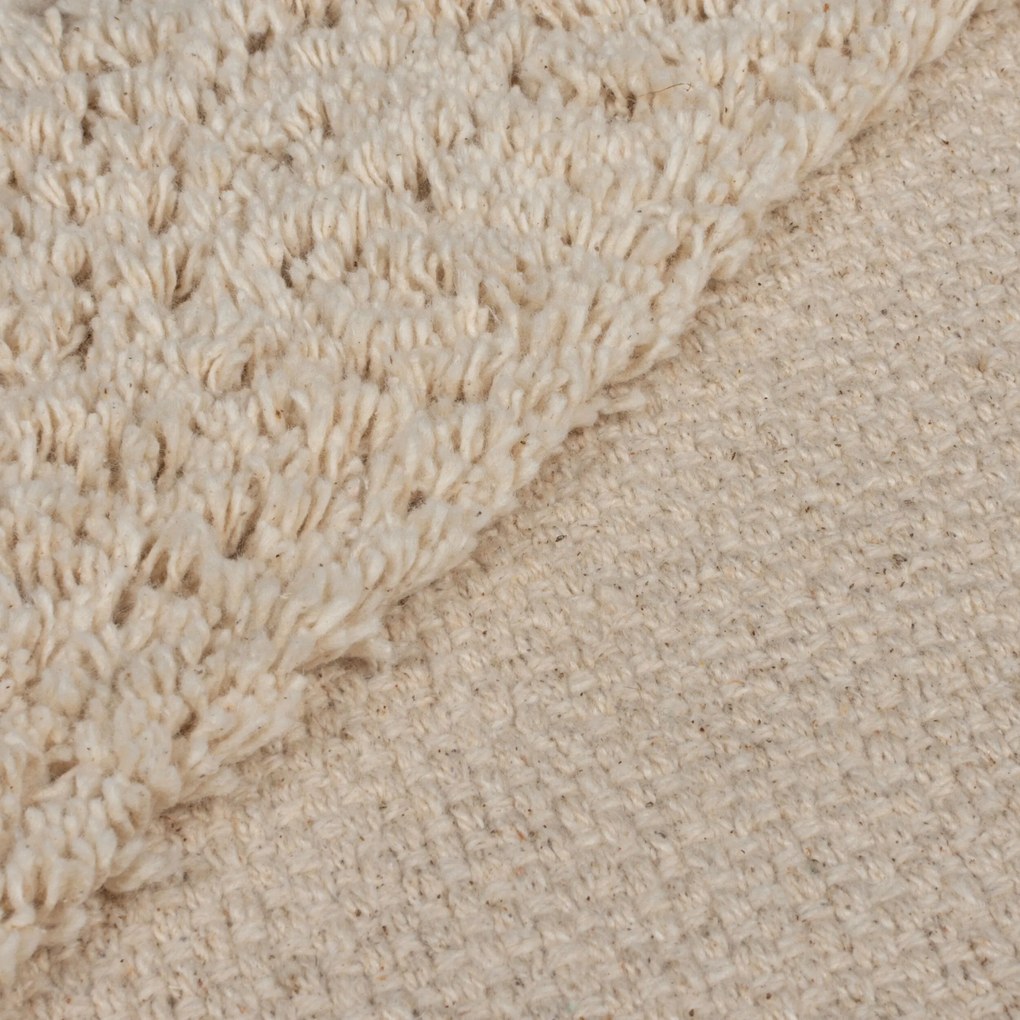 Flair Rugs, Kusový koberec Kaia Tessa Diamond Natural, 200x290, béžová, ložnice