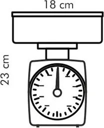 TESCOMA Kuchyňská váha ACCURA 5,0 kg