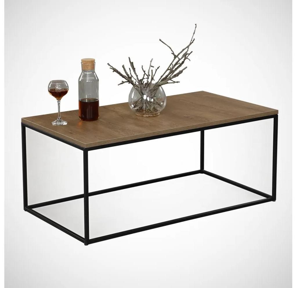 Asir | Konferenční stolek COSCO 43x95 cm hnědá/černá | AS1339