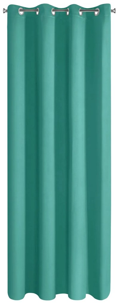 ZATEMŇOVACÍ ZÁVĚS NA KROUŽCÍCH BLACKOUT 135X250 CM MENTOLOVÁ