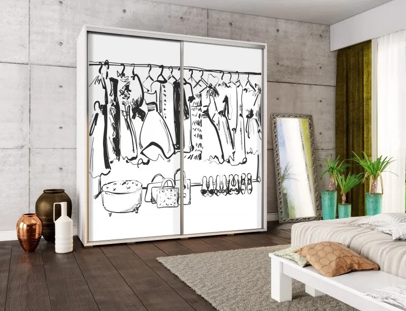 Šatní skříň PENELOPA 205 Šatník
